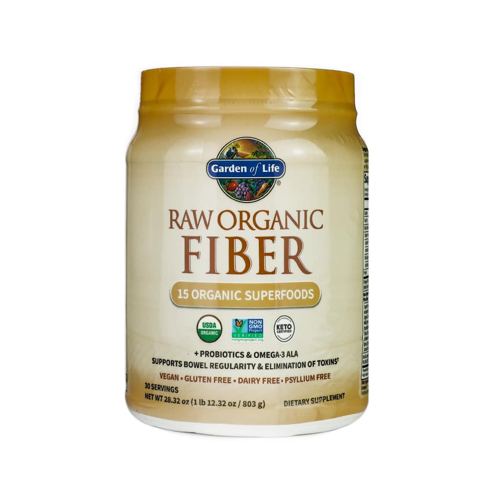 Raw Organic Fiber Powder - Garden of Life | Fiber Supplements - The ...