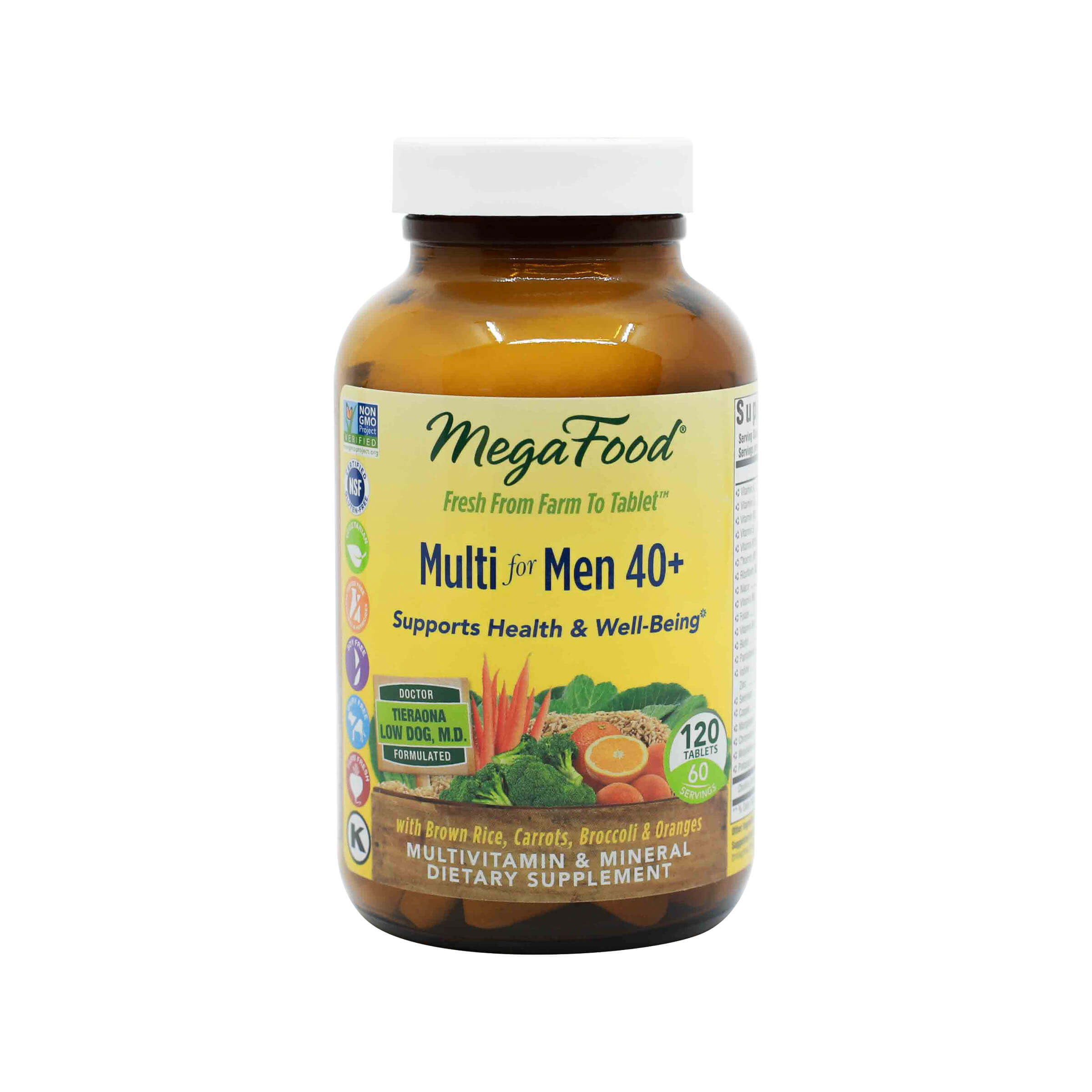 MegaFood Multi for Men 40+ | Best Multivitamin for Men Over 40 - The ...