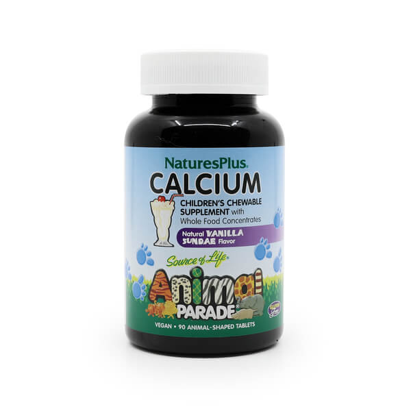 Animal Parade Calcium - Natures Plus | Kid's Calcium Chewable - The ...