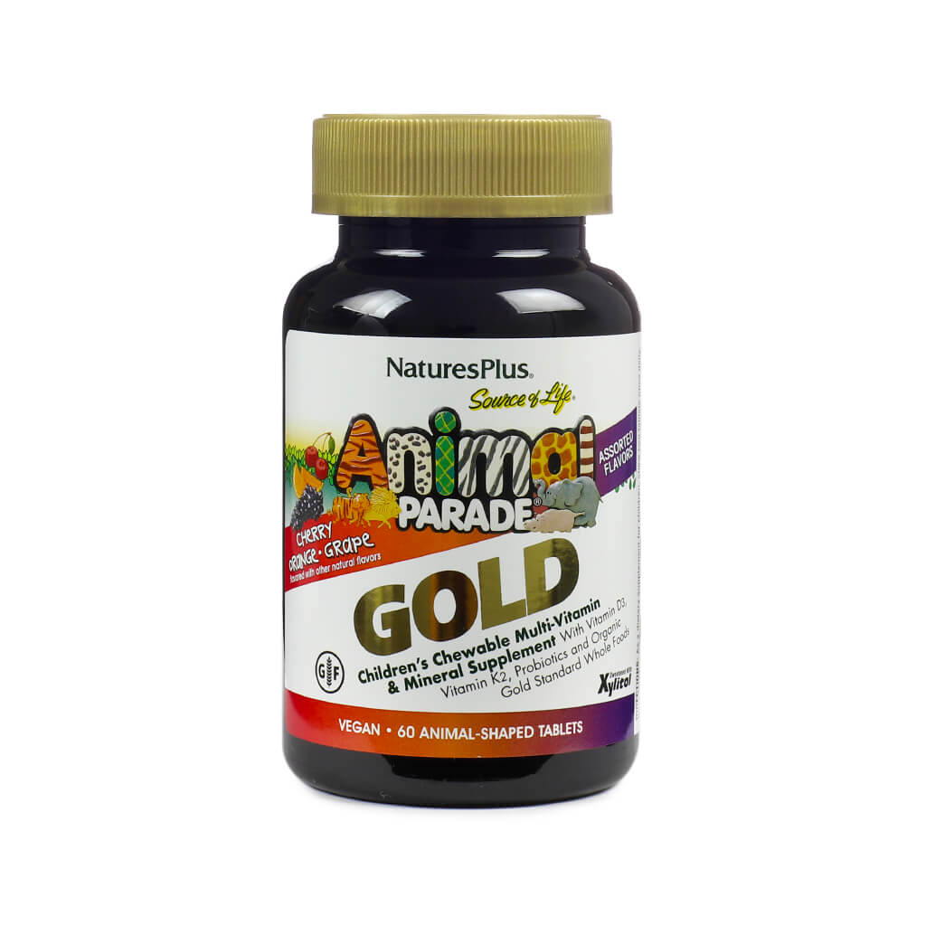 Natures Plus Animal Parade GOLD Chewable Kids Multivitamins - The ...