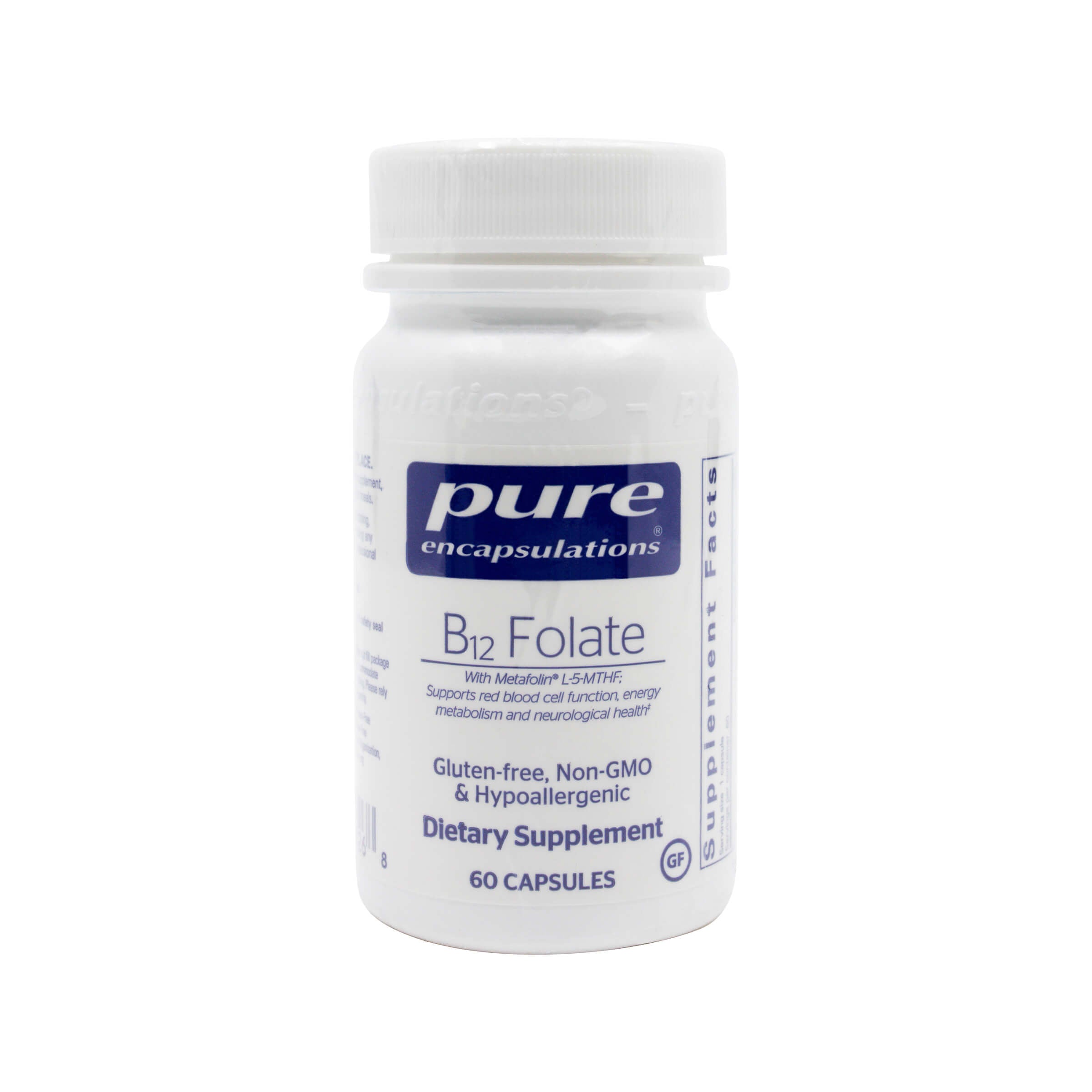 Pure Encapsulations B12 Folate | B12 and Folic Acid Capsules - The ...