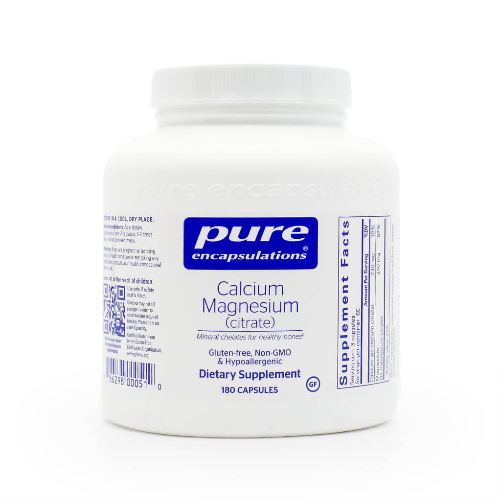 Pure Encapsulations Calcium Magnesium (Citrate) - The Healthy Place