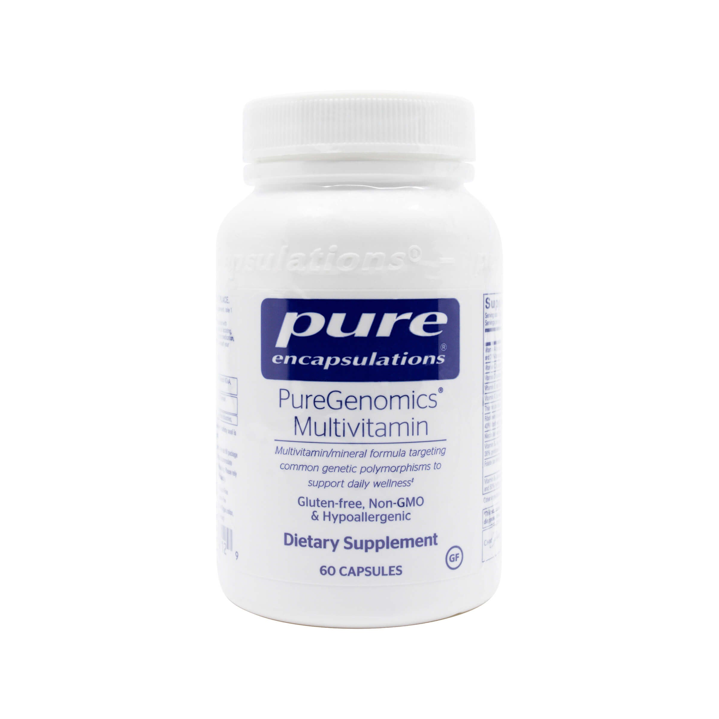 Pure Encapsulations Puregenomics Multivitamin/Mineral Complex - The ...