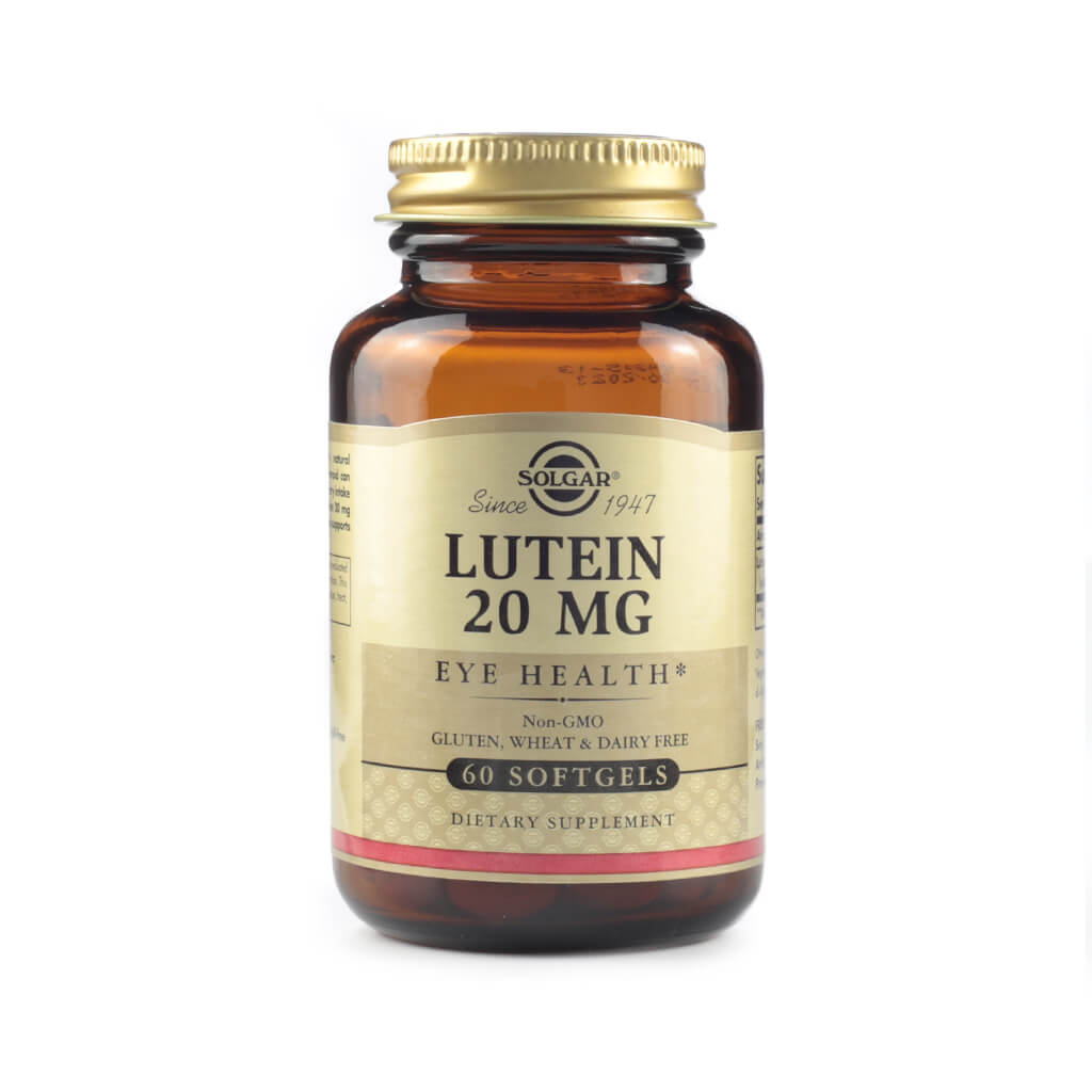 Lutein 20mg - Solgar | Eye Health & Vision Support - The Healthy Place