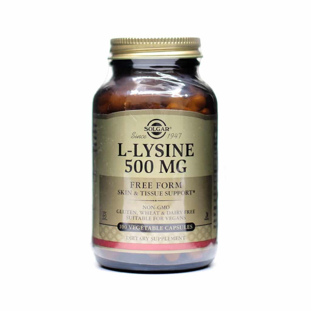 Lysine 500mg - Solgar | Amino Acid Supplements | The Healthy Place ...