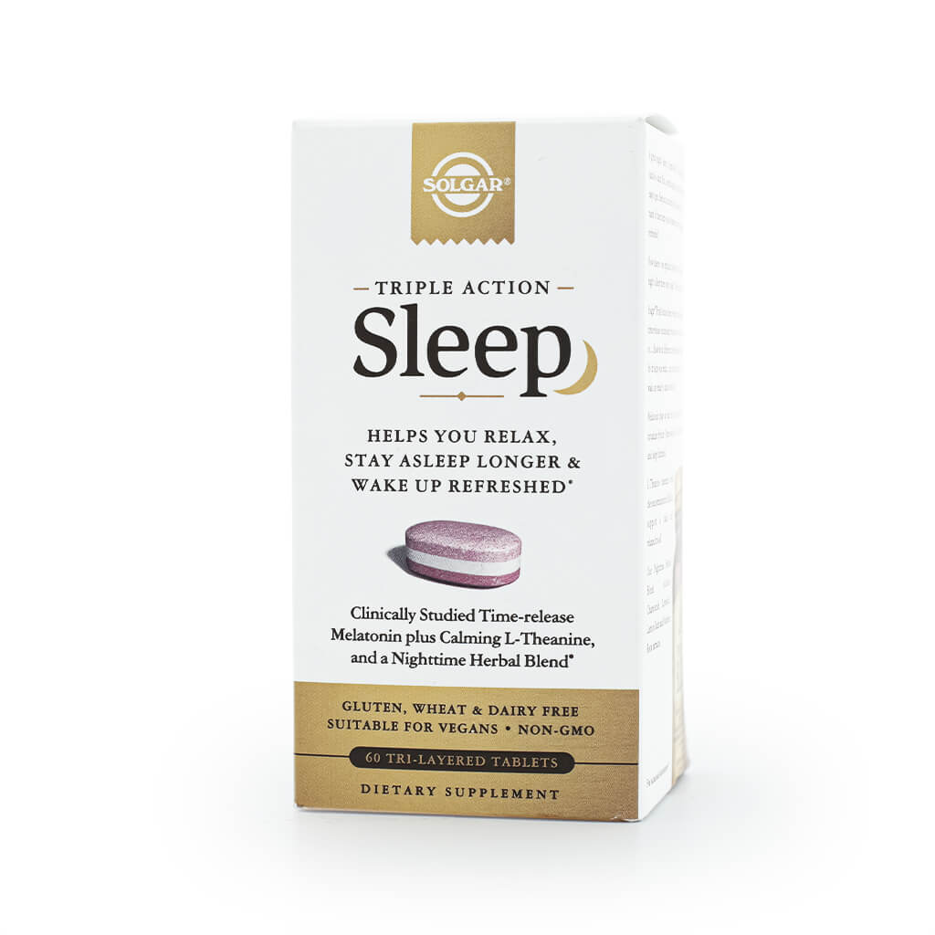 Triple Action Sleep - Solgar | Natural Sleep Support Supplement - The ...