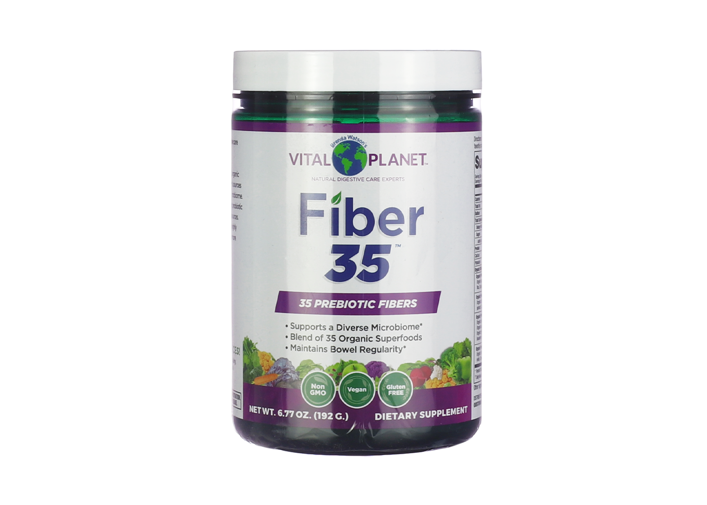 Vital Planet Fiber 35 | Fiber Supplements - The Healthy Place